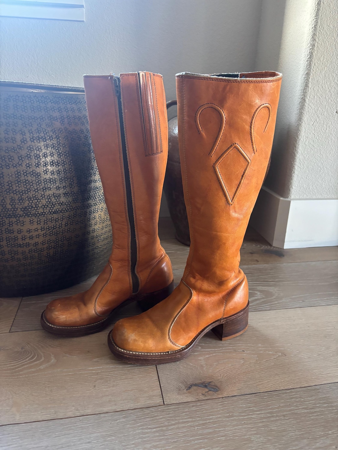 Vintage 1970's Frye Black Label Leather Campus Boots - Etsy
