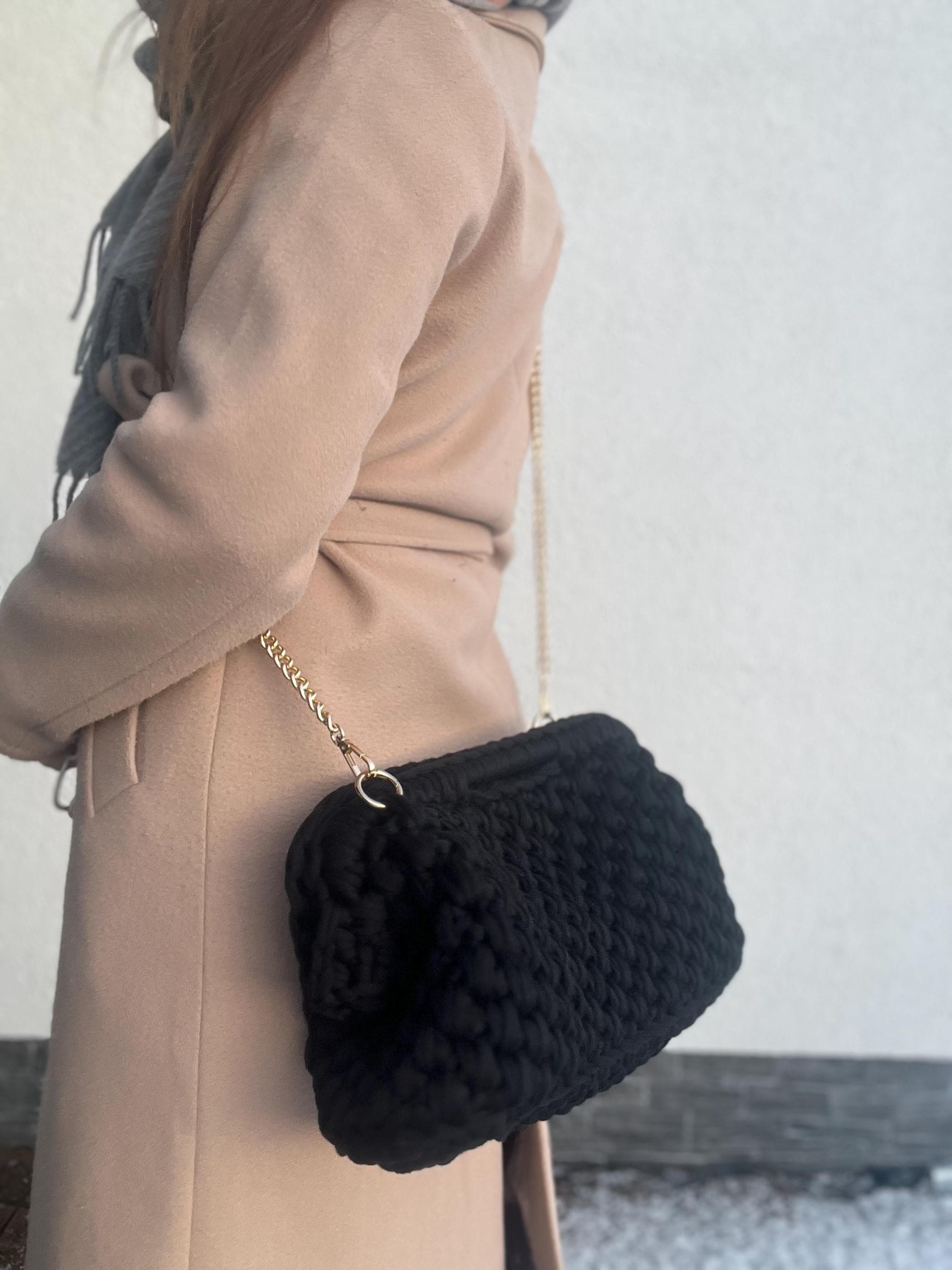 Crochet Clutch Pattern / Crochet Clutch Bag / Handbag and Cross Body ...