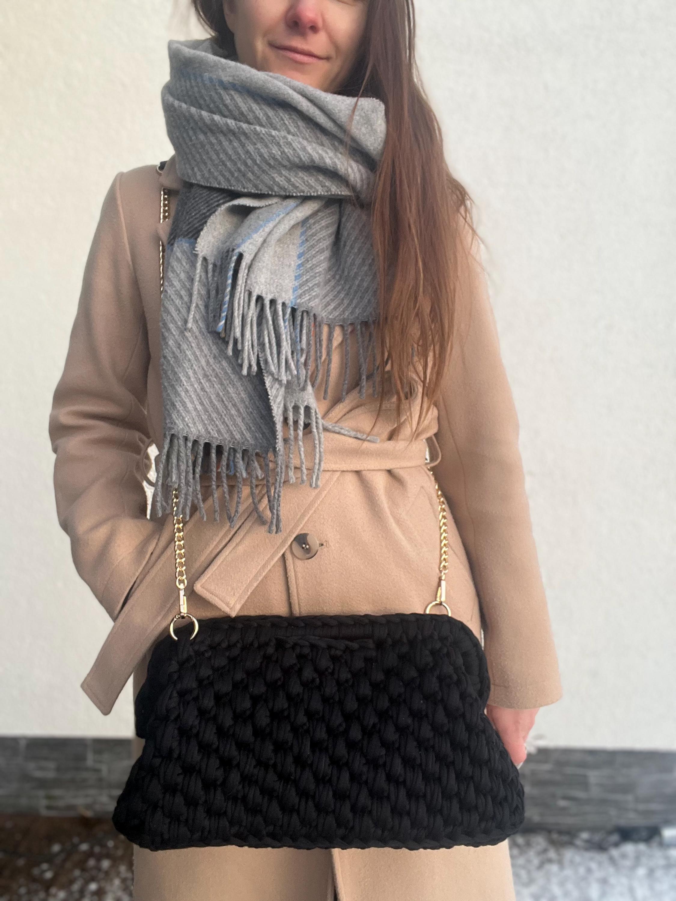 Crochet Clutch Pattern / Crochet Clutch Bag / Handbag and Cross Body ...