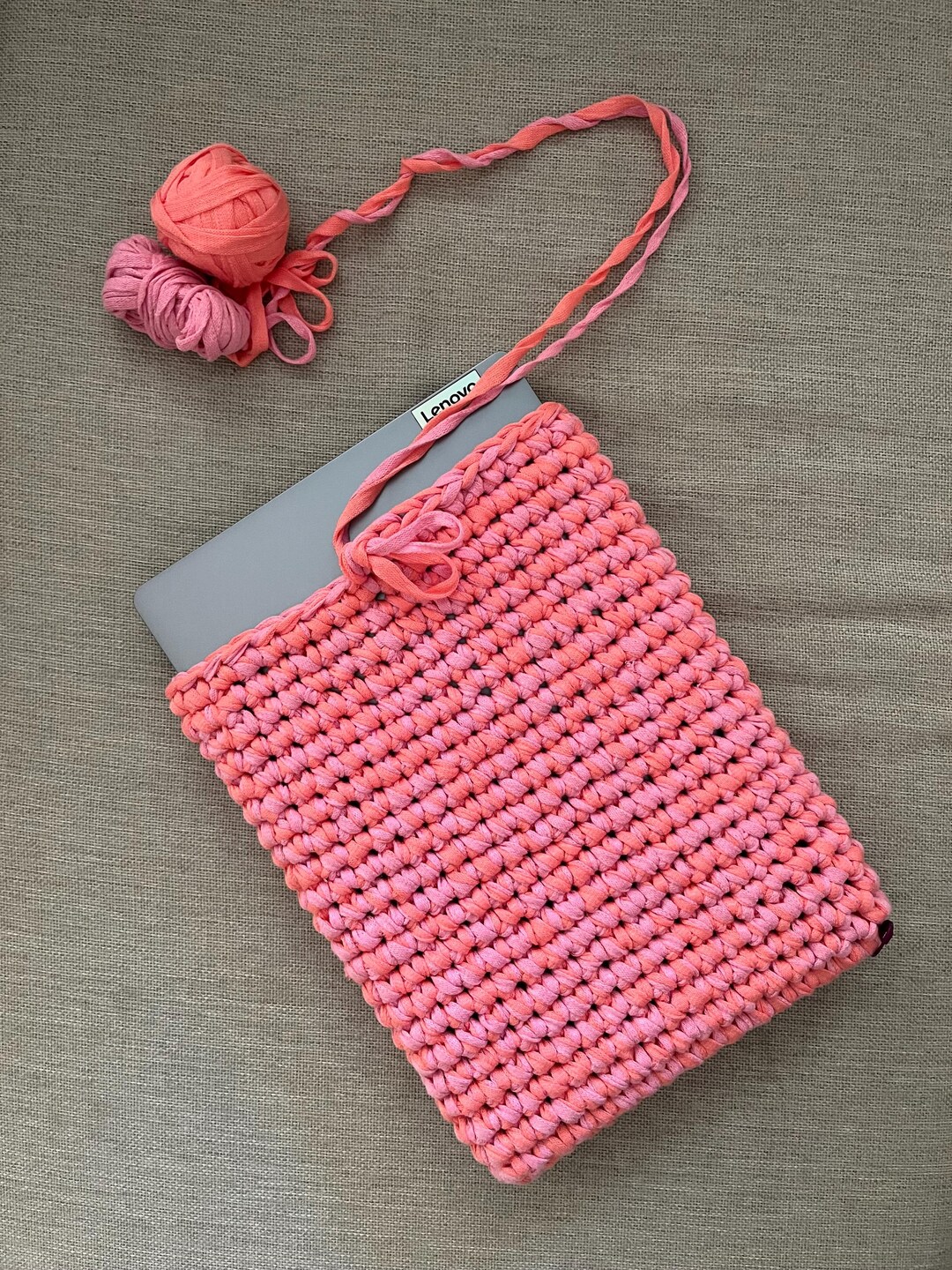 Laptop Crochet Bag for All Sizes - Easy Crochet Pattern - Beginner ...
