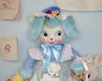Gingham Bunny Plush - Etsy