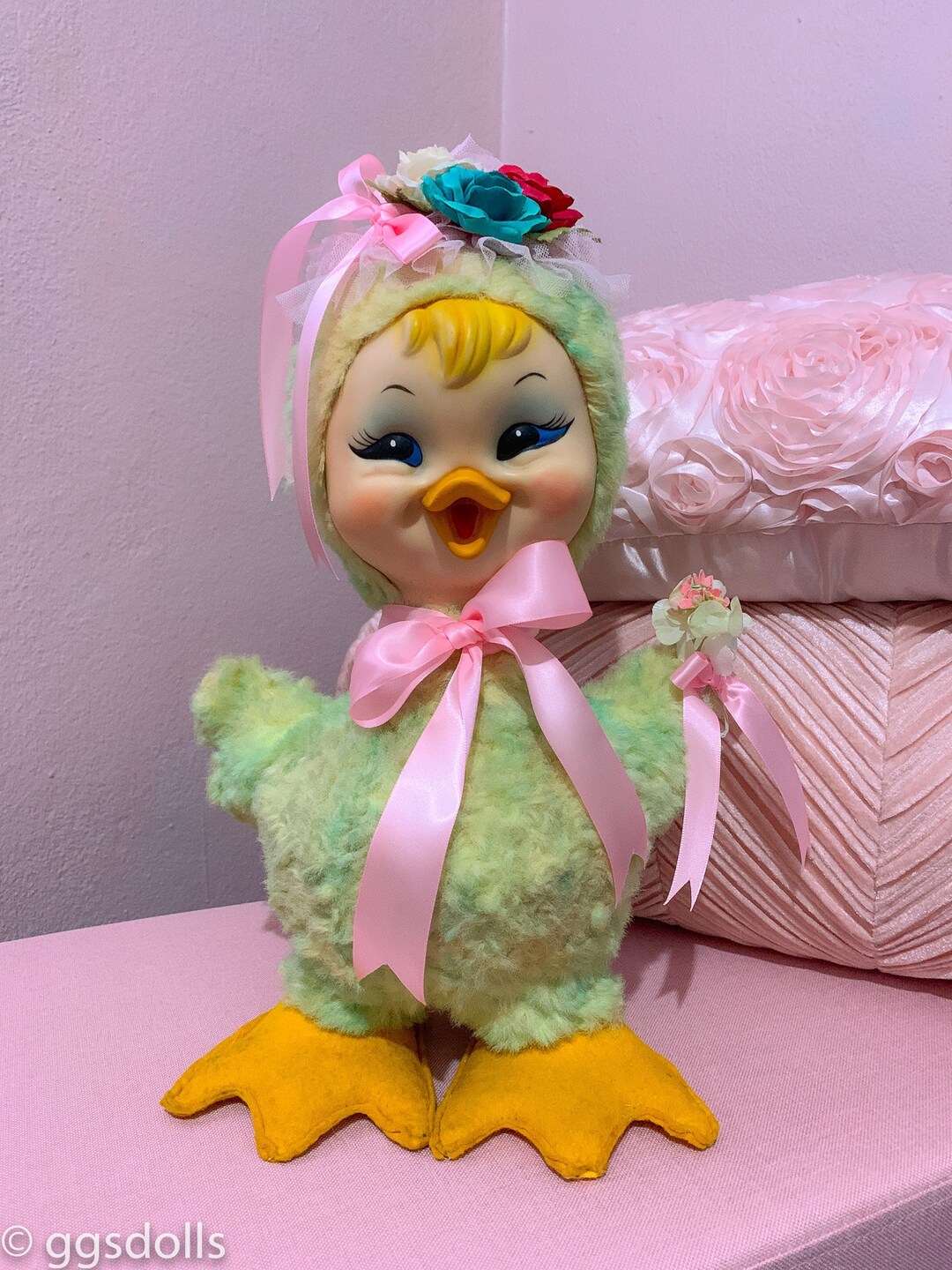 VTG Original Rushton Star Creation Plush Stuffed Animal Rubber Face ...