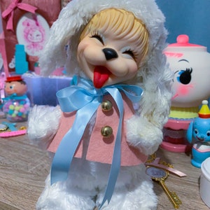 VTG Original Rushton Plush Stuffed Animal Rubber Face Laughing Pup ...