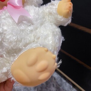 VTG Plush Stuffed Animal Rubber Face Rushton Rare White Chubby Tubby ...