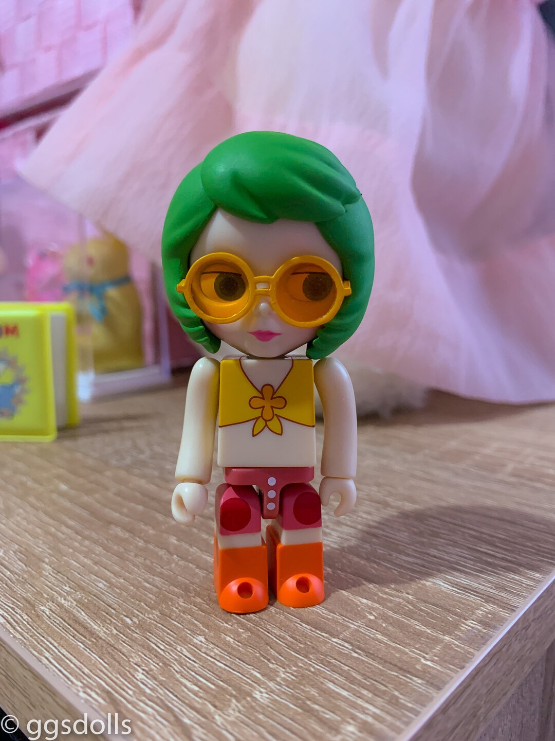 Ggsdolls Finds Medicom Kubrick Blythe Green Hair Doll Figure W Box - Etsy