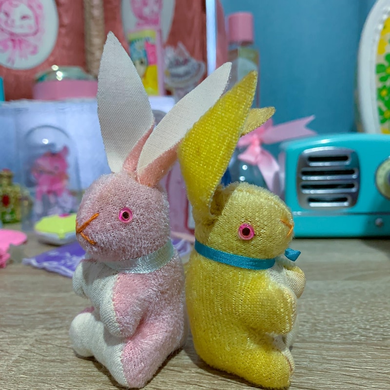 Big Eyes Rabbit Plush - Etsy