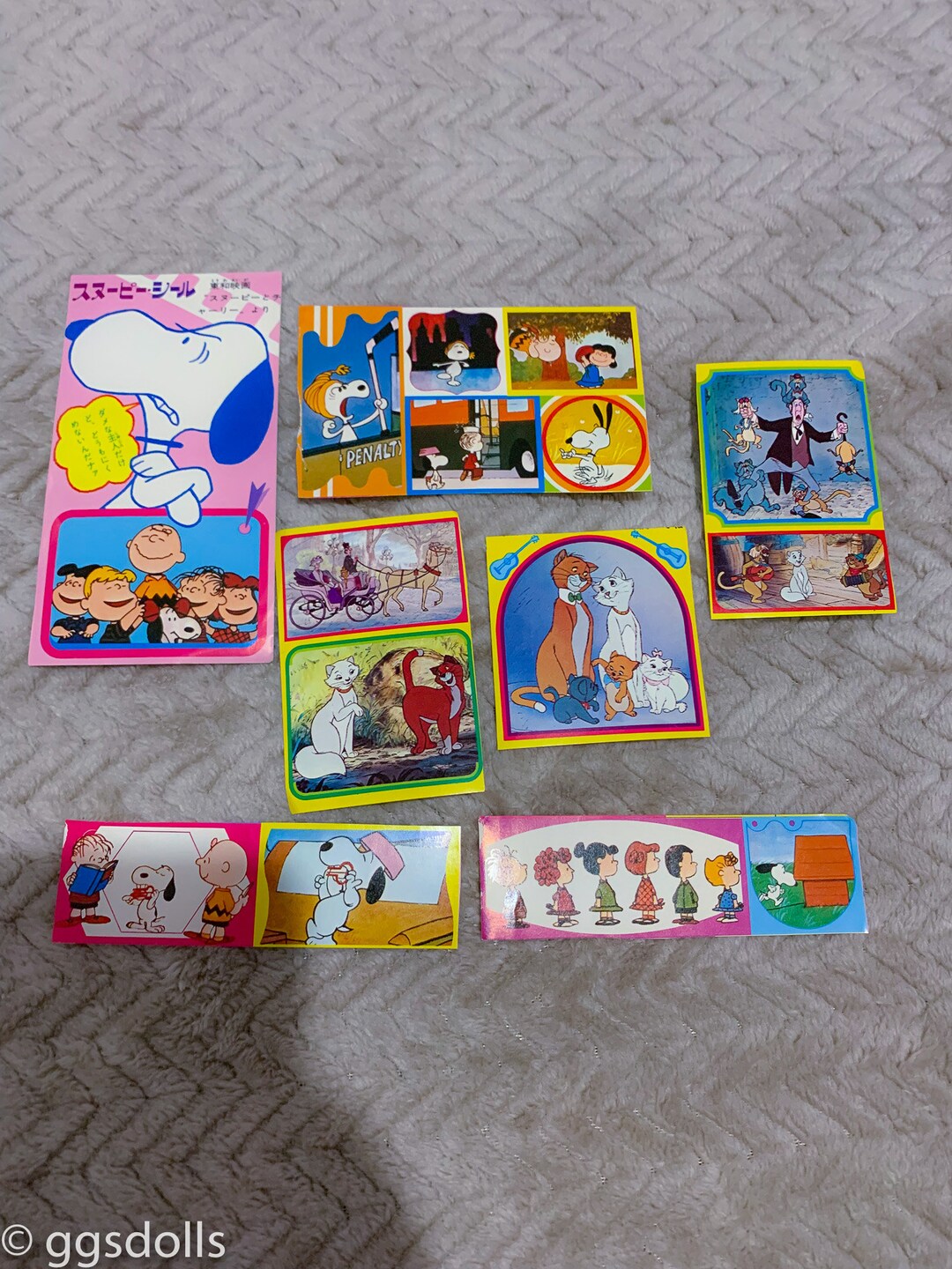 VTG Snoopy Charlie Brown Clippings Scrapbook Margaret Ribon Paper ...