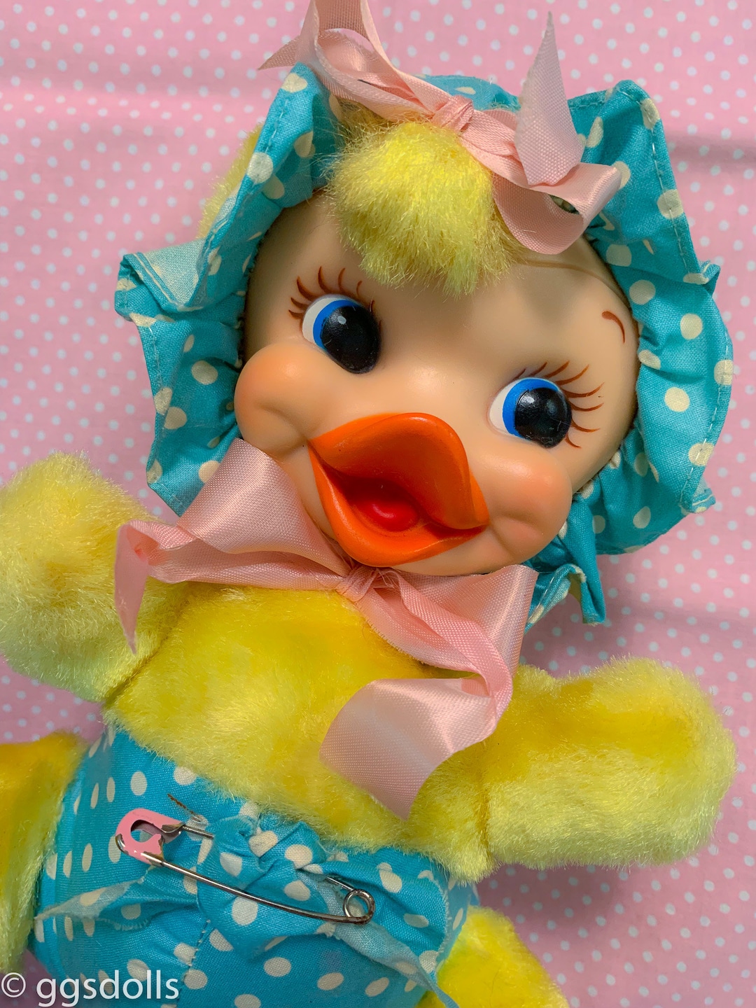 VTG Original Rushton Star Creation Plush Stuffed Animal Rubber Face ...