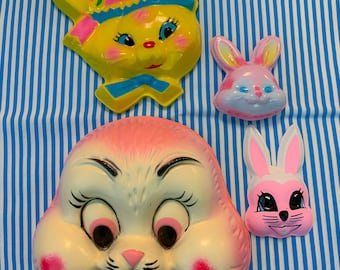 Plastic Bunny Faces - Etsy