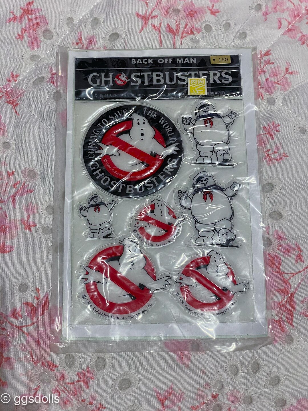 Vtg Ghostbusters Puffy Pack Character Stickers MIP - Etsy