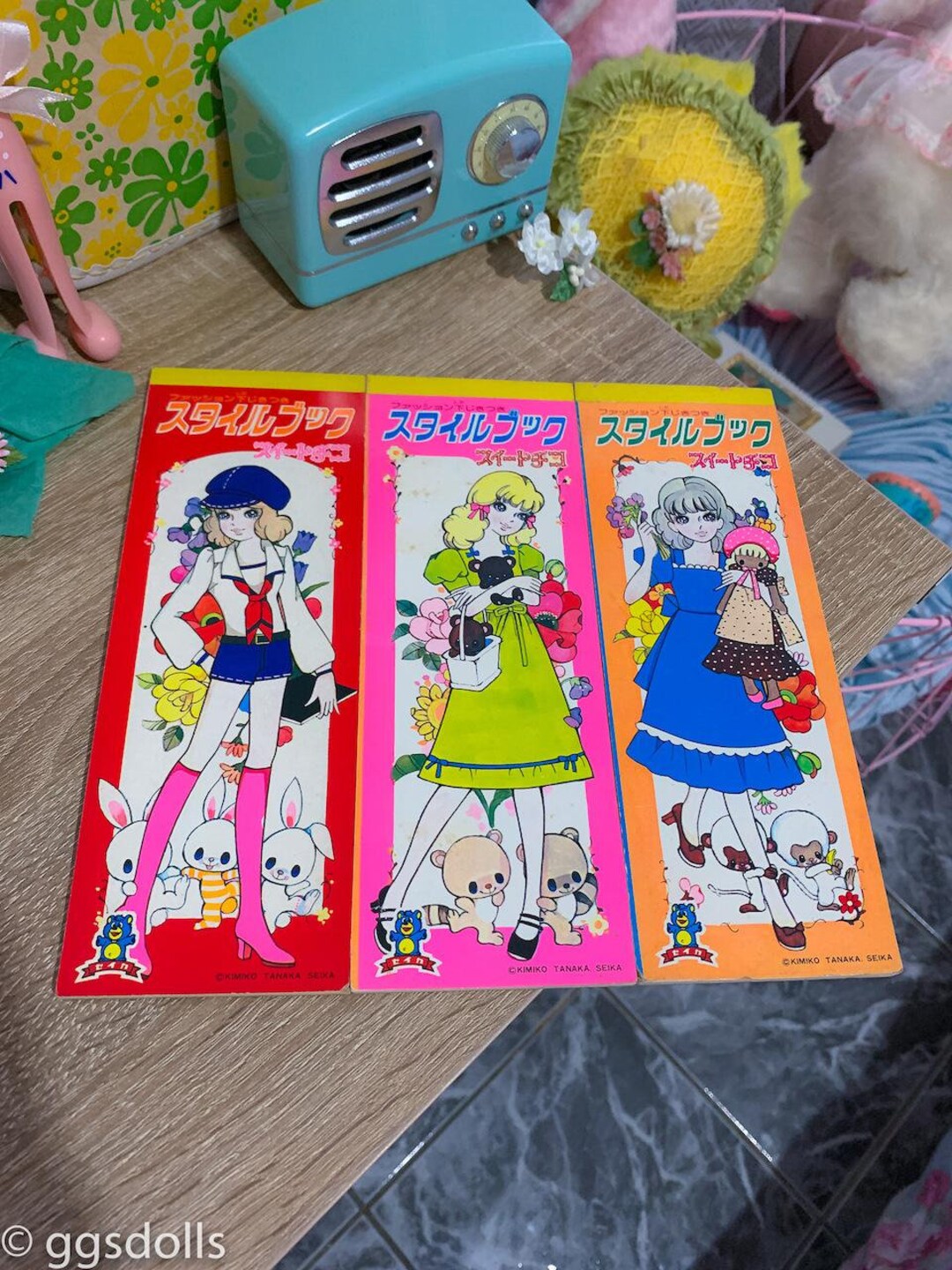 Vtg Japan Seika Fashion Style Sweet Chiko Anime Girl Booklets Your ...