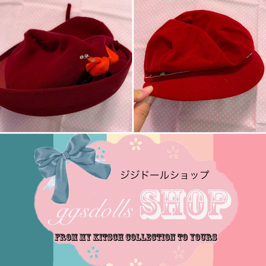 Vtg Child Toddler Red Velvet Hats Your Choice - Etsy