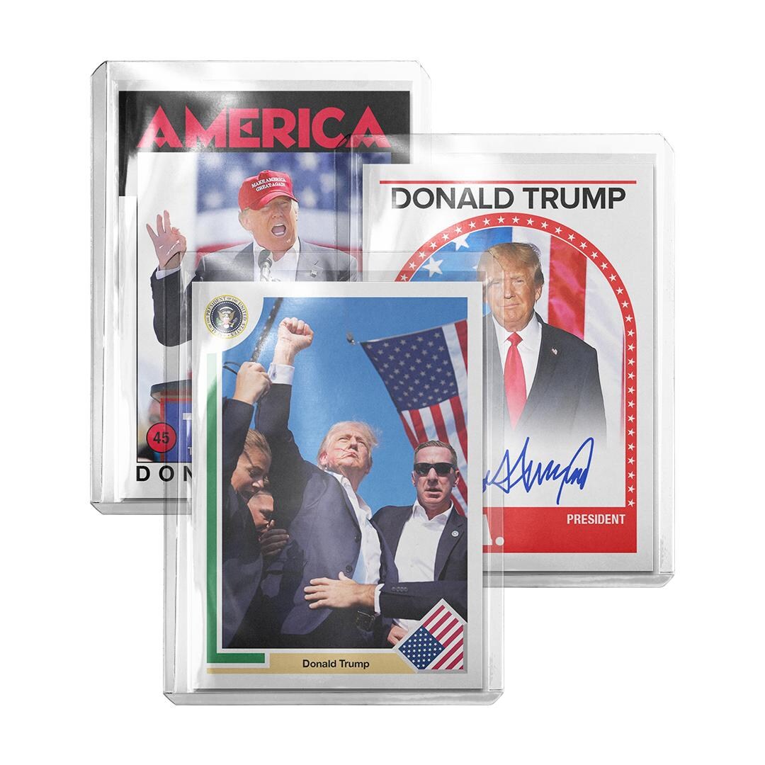 President Donald Trump Custom Novelty Retro Style & Facsimile Auto ...