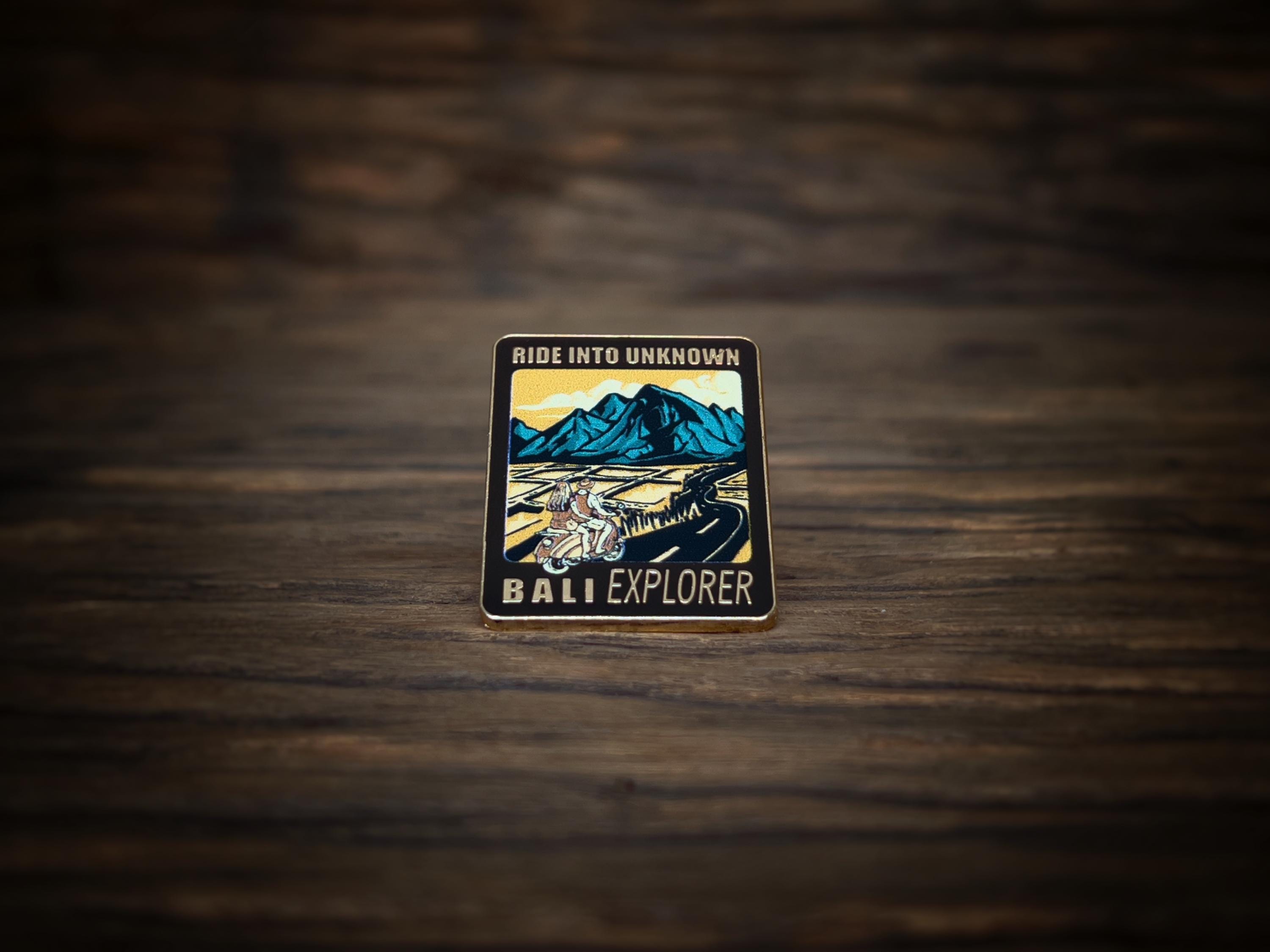 Bali Adventure Pin – Bali Scooter Ride Enamel Pin, Island Travel ...