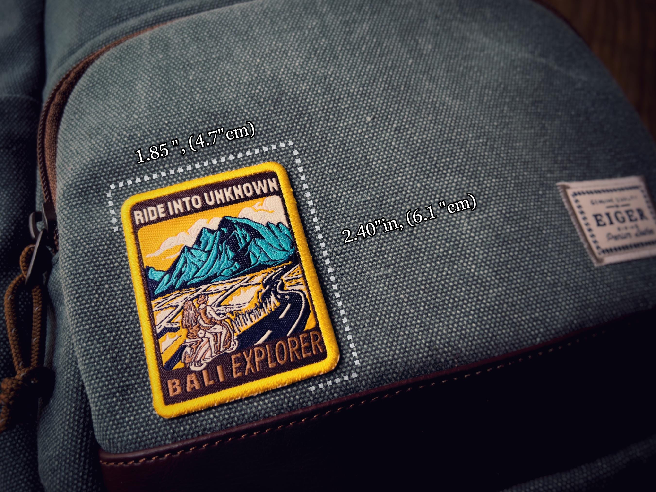 Bali Explorer Patch – Travel Adventure Badge, Bali Souvenir Patch ...
