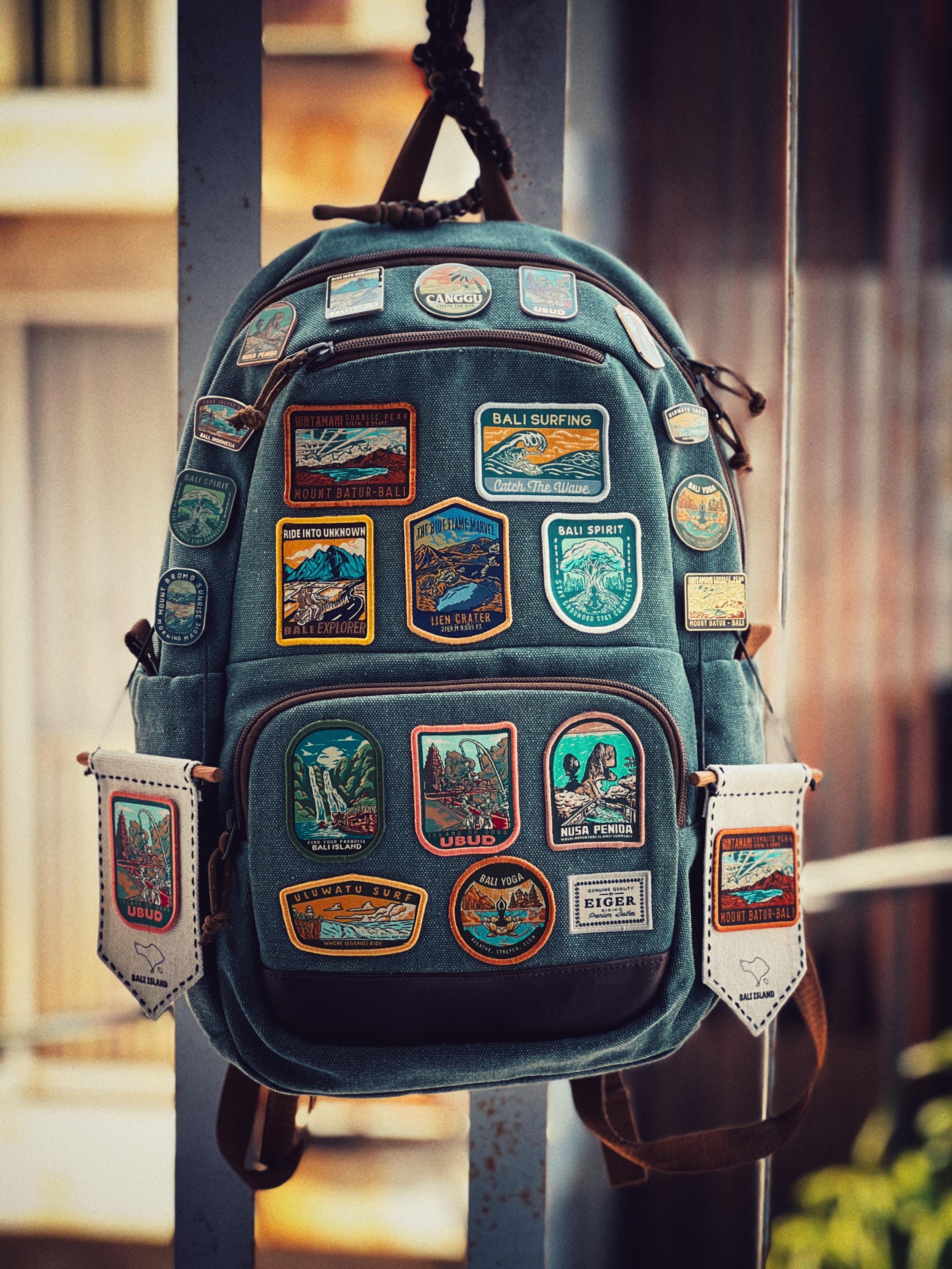 Bali Explorer Patch – Travel Adventure Badge, Bali Souvenir Patch ...