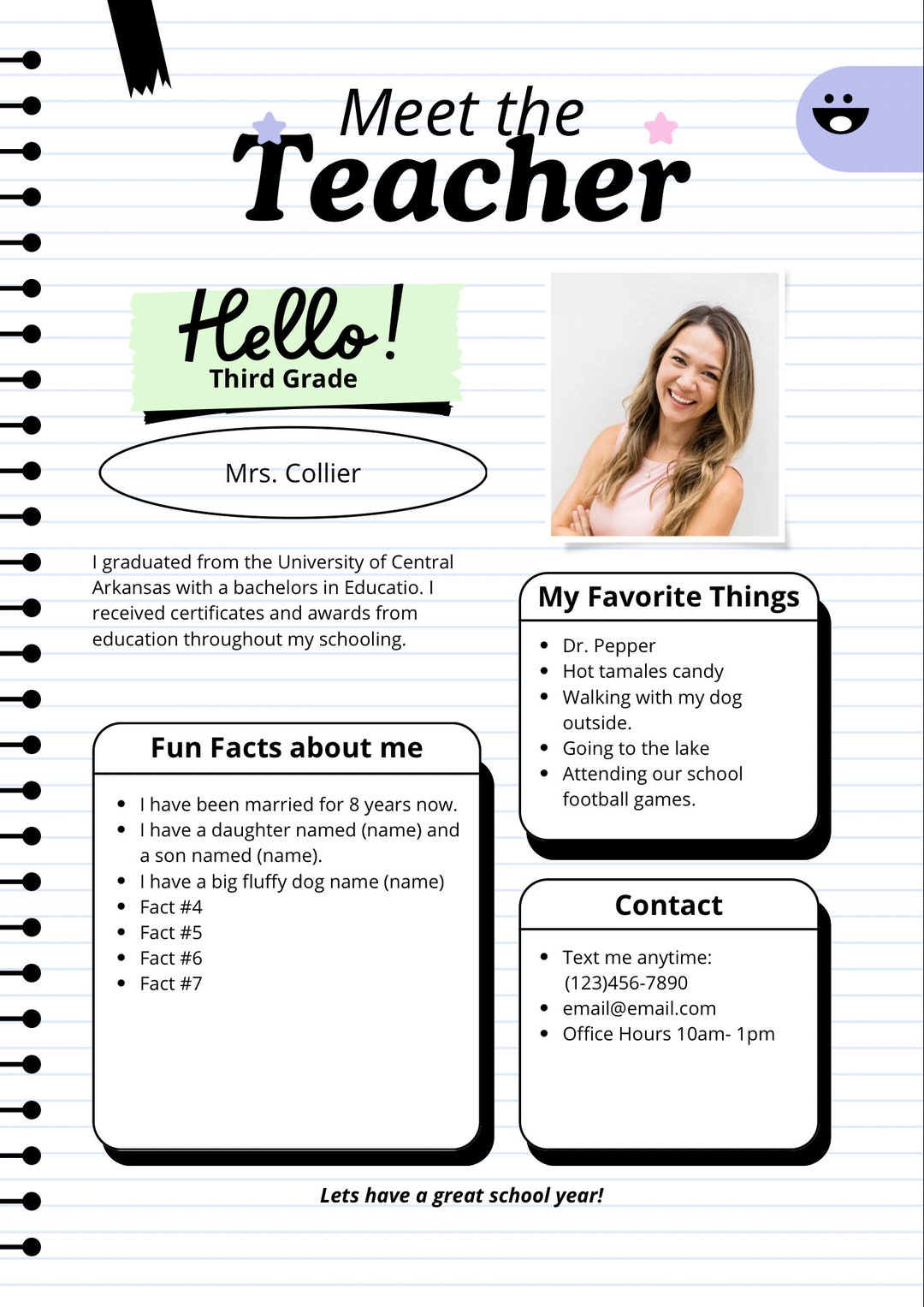 Meet the Teacher Flyer - Etsy