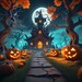Halloween Decorations, Haunted House Decor, Gothic Halloween Art ...
