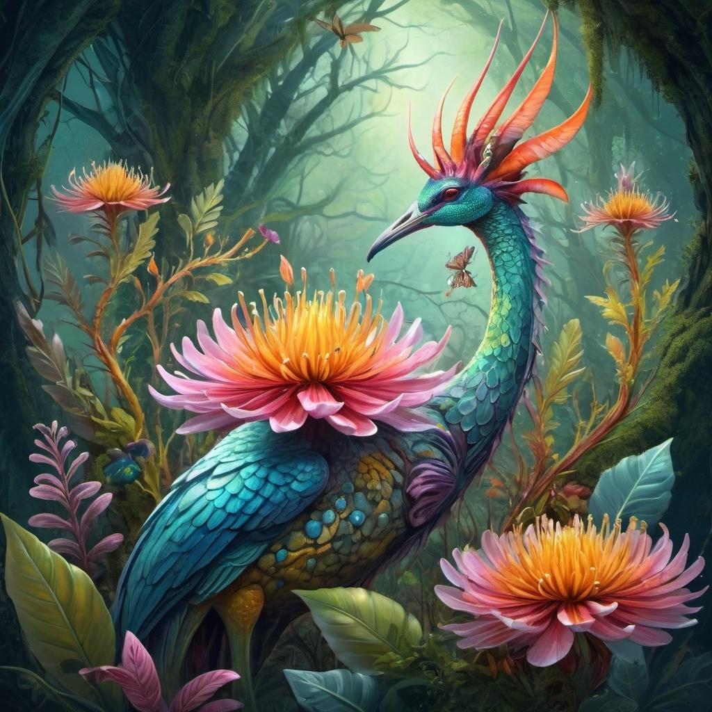 Fantasy Art, Mythical Creatures, Enchanted Forest, Digital ...