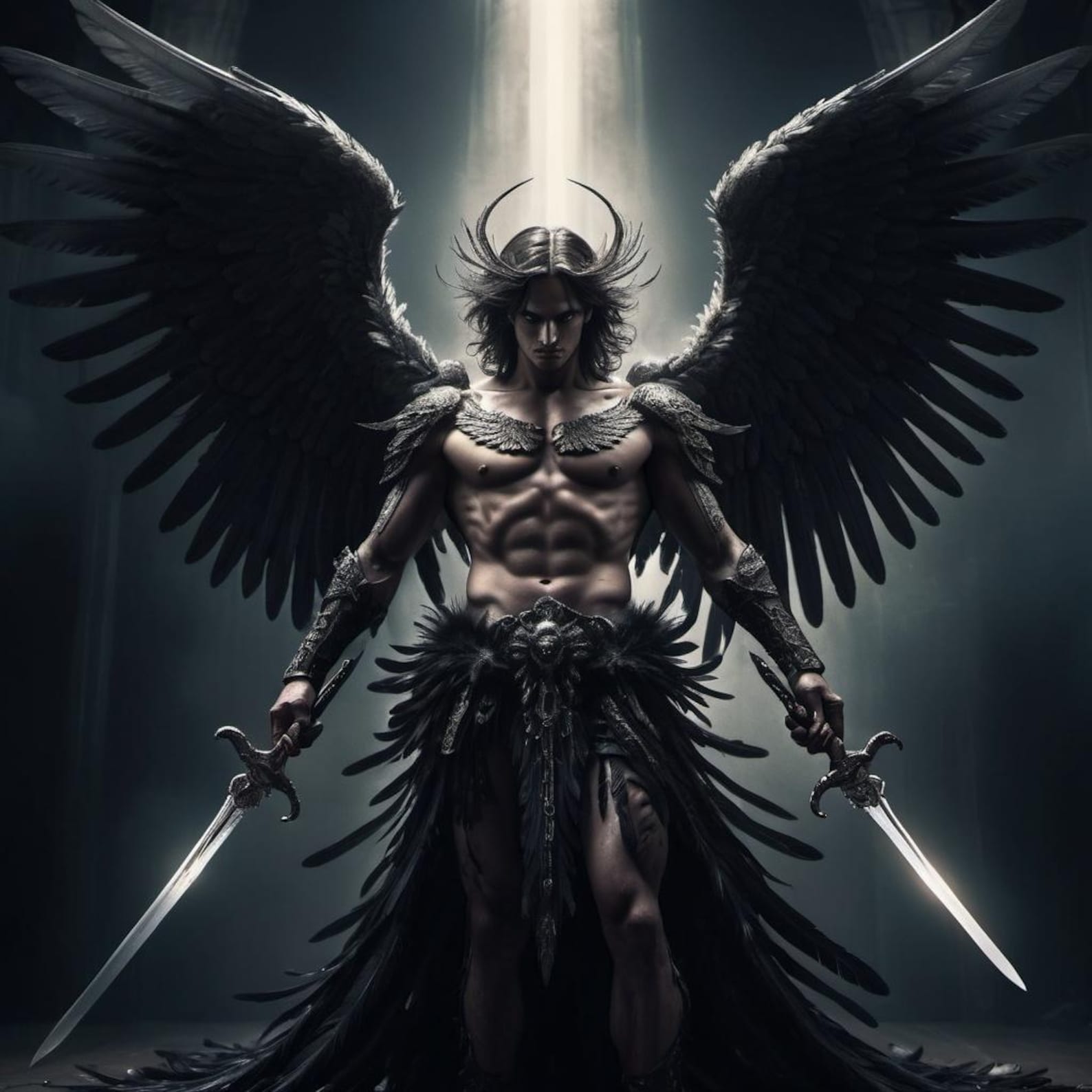 Angelic Warrior, Celestial Guardian, Fantasy Art, Divine Protector ...