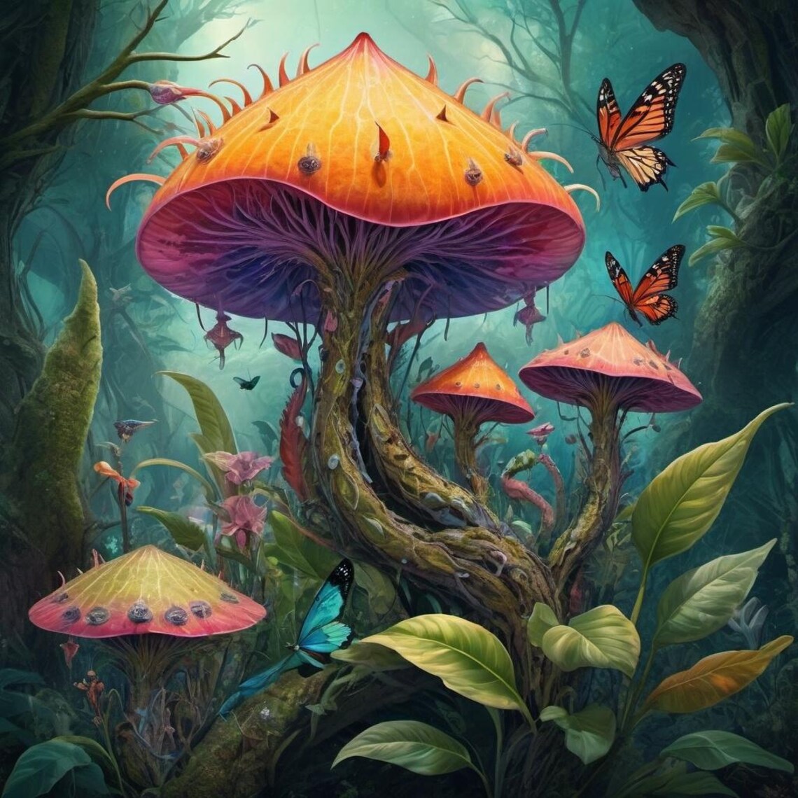Fantasy Art, Mythical Creatures, Enchanted Forest, Digital ...