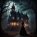 Halloween Decorations, Haunted House Decor, Gothic Halloween Art ...