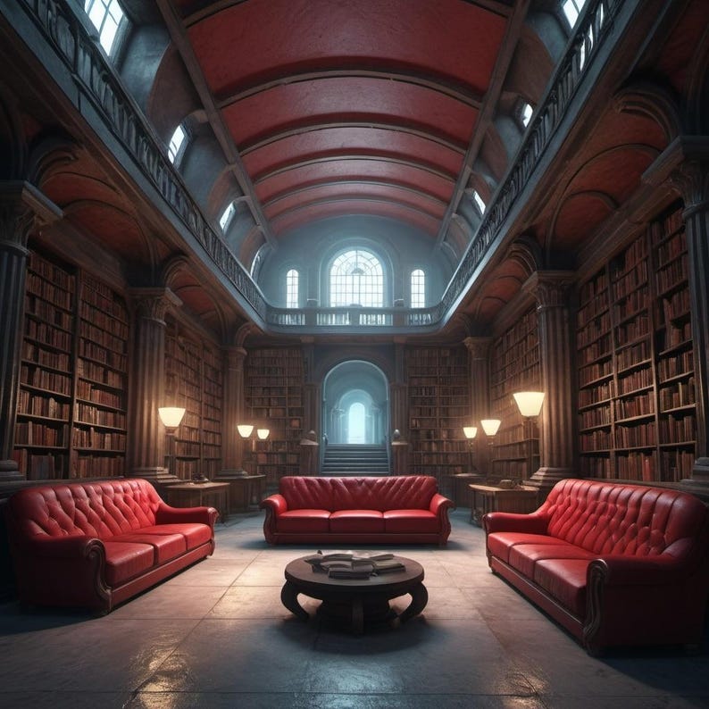 Library Interior, Reading Room, Book Room, Vintage Library, Classic ...