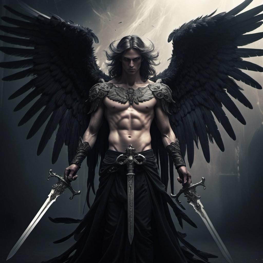 Angelic Warrior, Celestial Guardian, Fantasy Art, Divine Protector ...