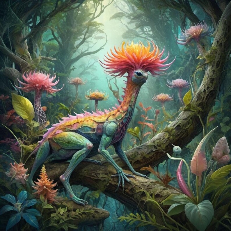 Fantasy Art, Mythical Creatures, Enchanted Forest, Digital ...