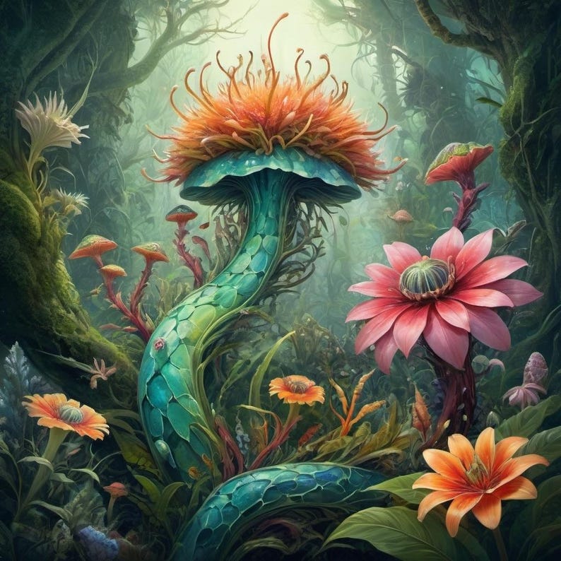 Fantasy Art, Mythical Creatures, Enchanted Forest, Digital ...