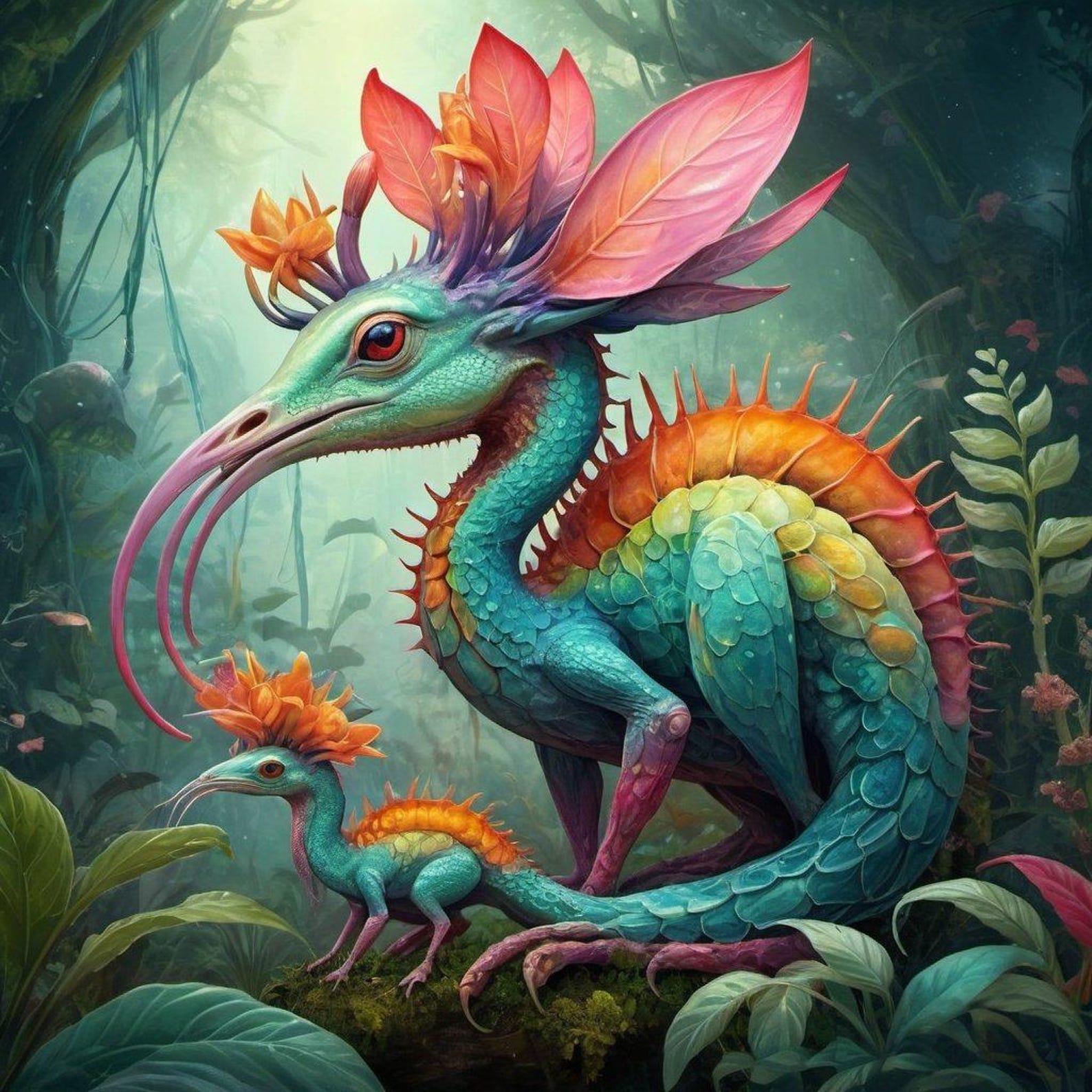 Fantasy Art, Mythical Creatures, Enchanted Illustrations, Magical ...
