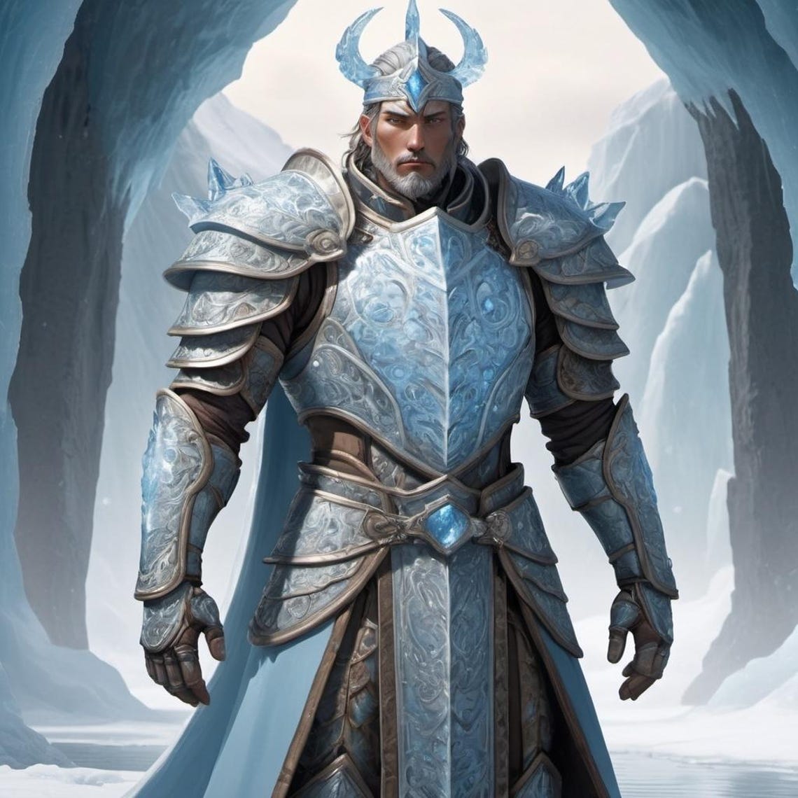 Ice Monarchs, Frozen Realms, Fantasy Art, Ice King, Ice Queen, Mystical ...