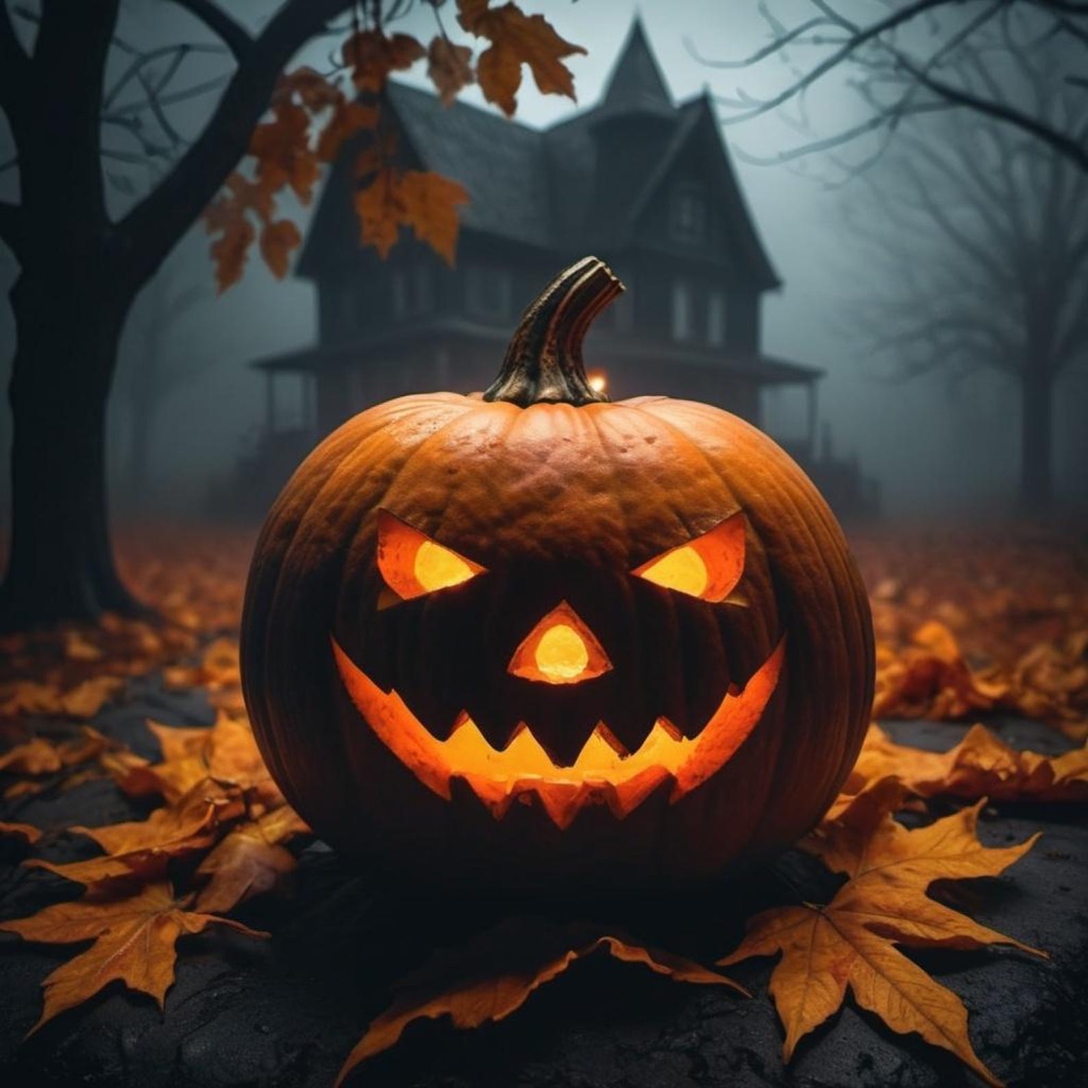 Sinister Pumpkin, Halloween Pumpkin Decor, Scary Pumpkin Art, Jack-o ...