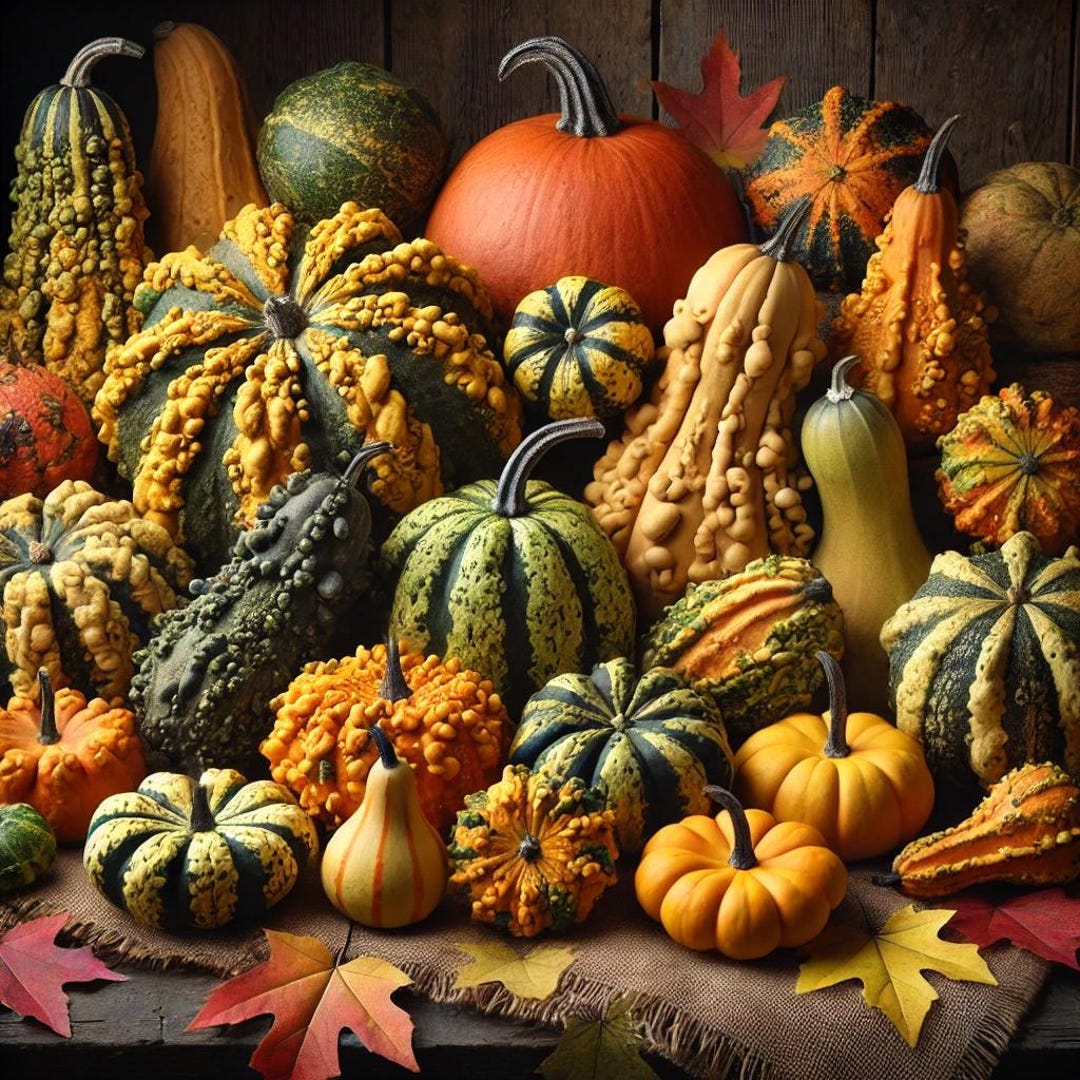 Rustic Fall Gourds Assortment for Autumn Home Decor - Etsy