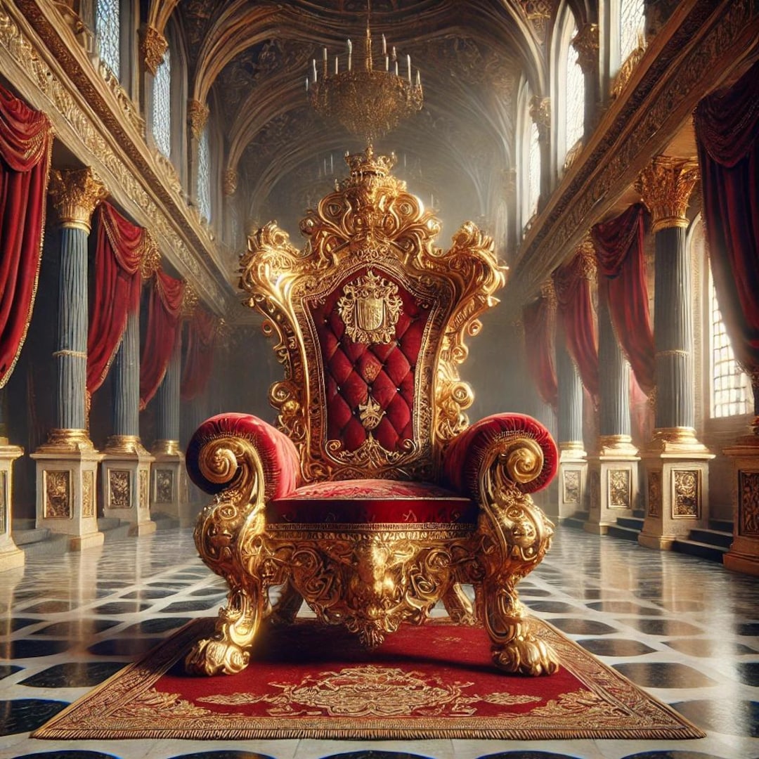 Majestic Royal Throne King Queen Digital Download - Etsy