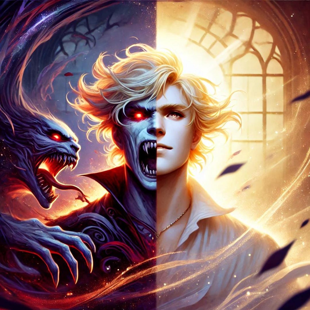 Dark Transformation Gothic Art Digital Art Print Wall Art AI Generated ...