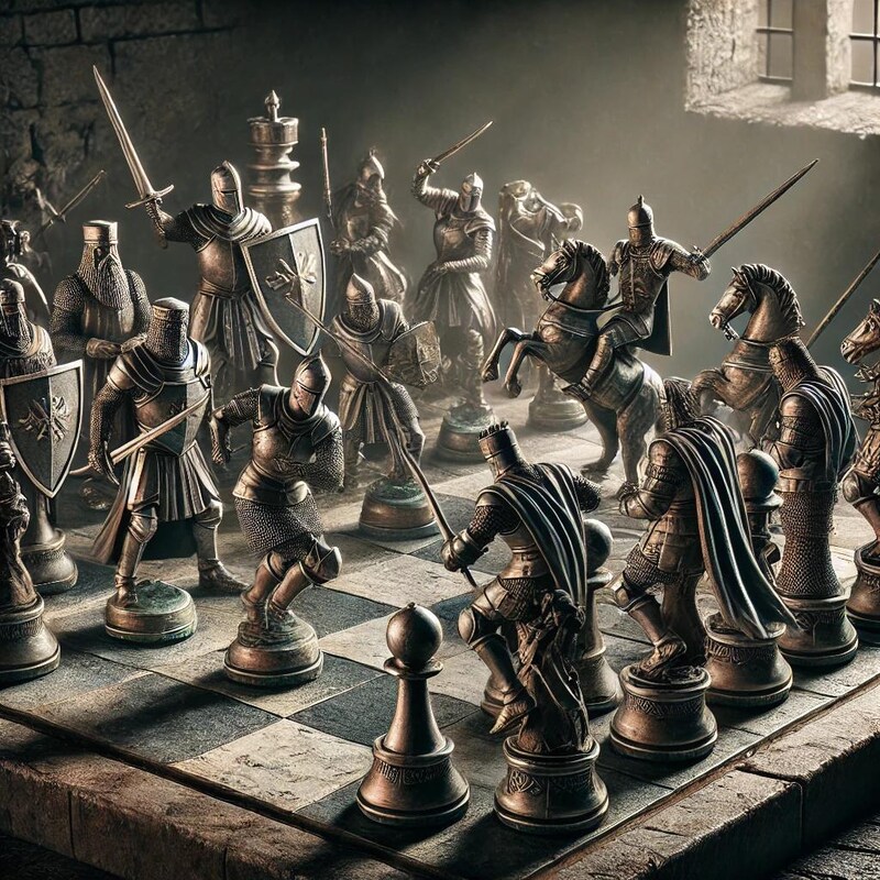 Medieval Chess Set - Etsy