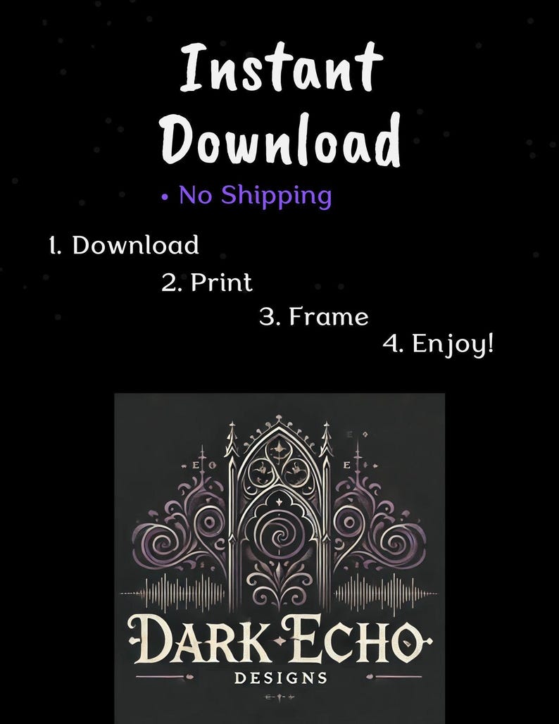 Mystical Altar Etching Pentagram Design Digital Art Print Wall Art AI ...