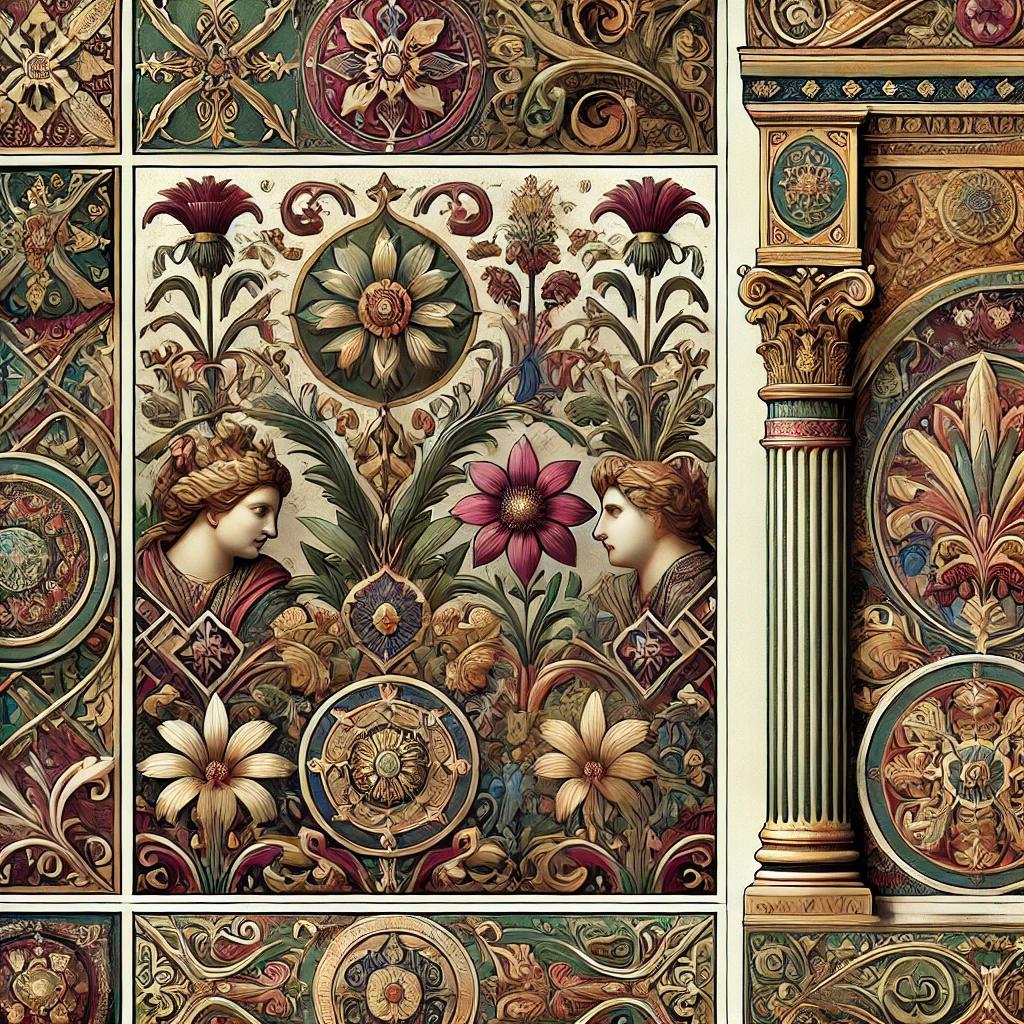 Ornate Renaissance Motif Digital Art Print Wall Art AI Generated AI Art ...