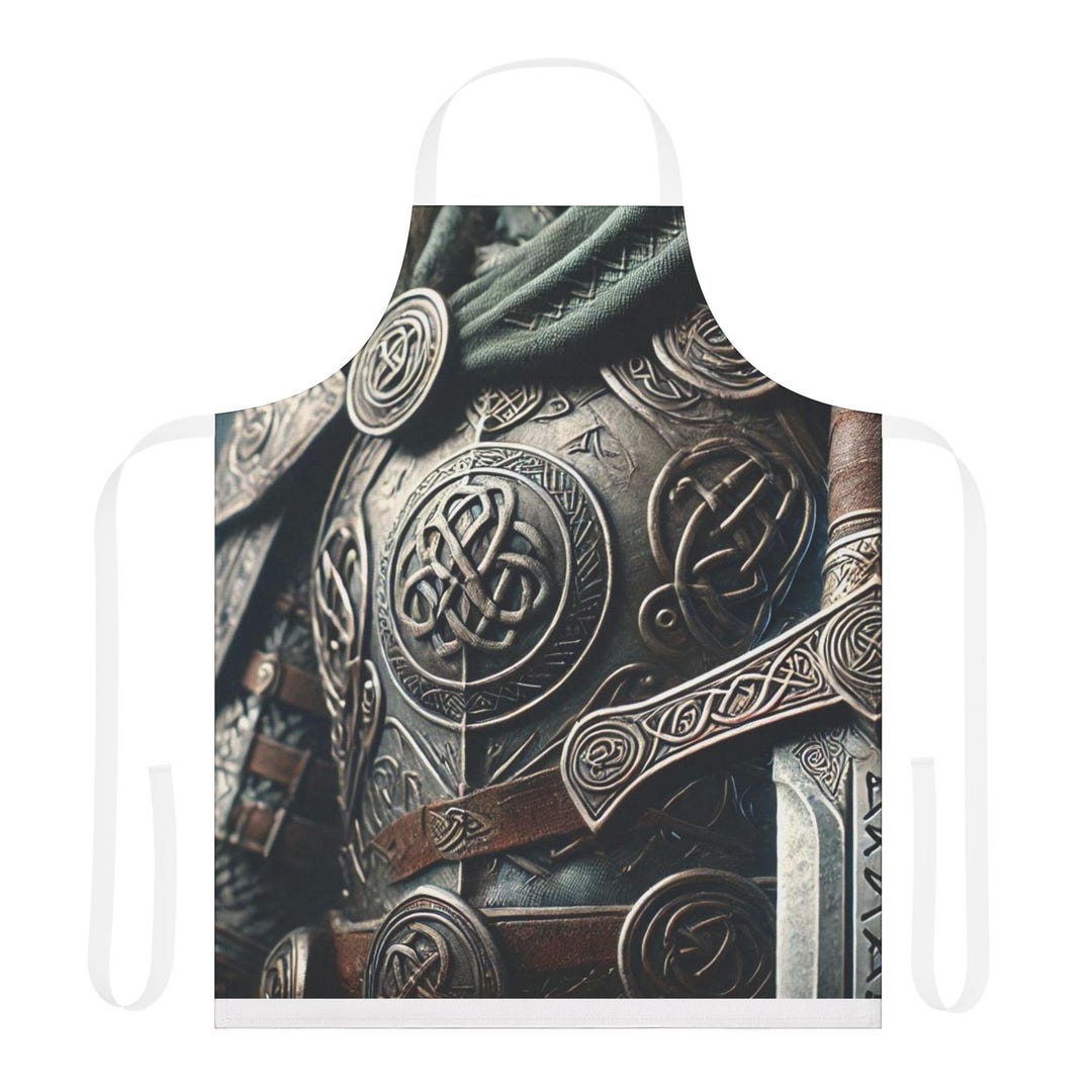 Medieval Warrior Armor Apron Viking-inspired Kitchen Gear - Etsy