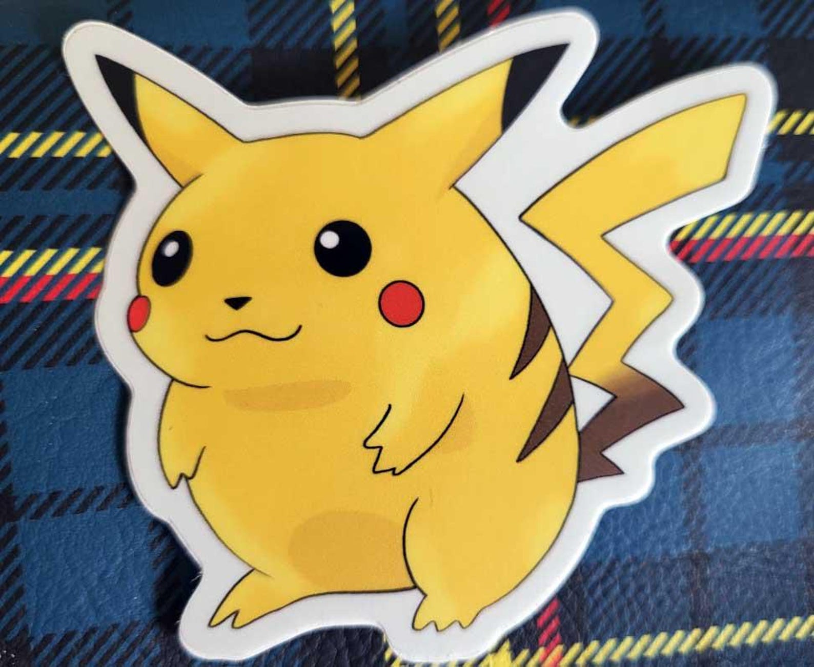 Original Chubby Pikachu 1999 Version Sticker. 1st Edition Pikachu. Base ...