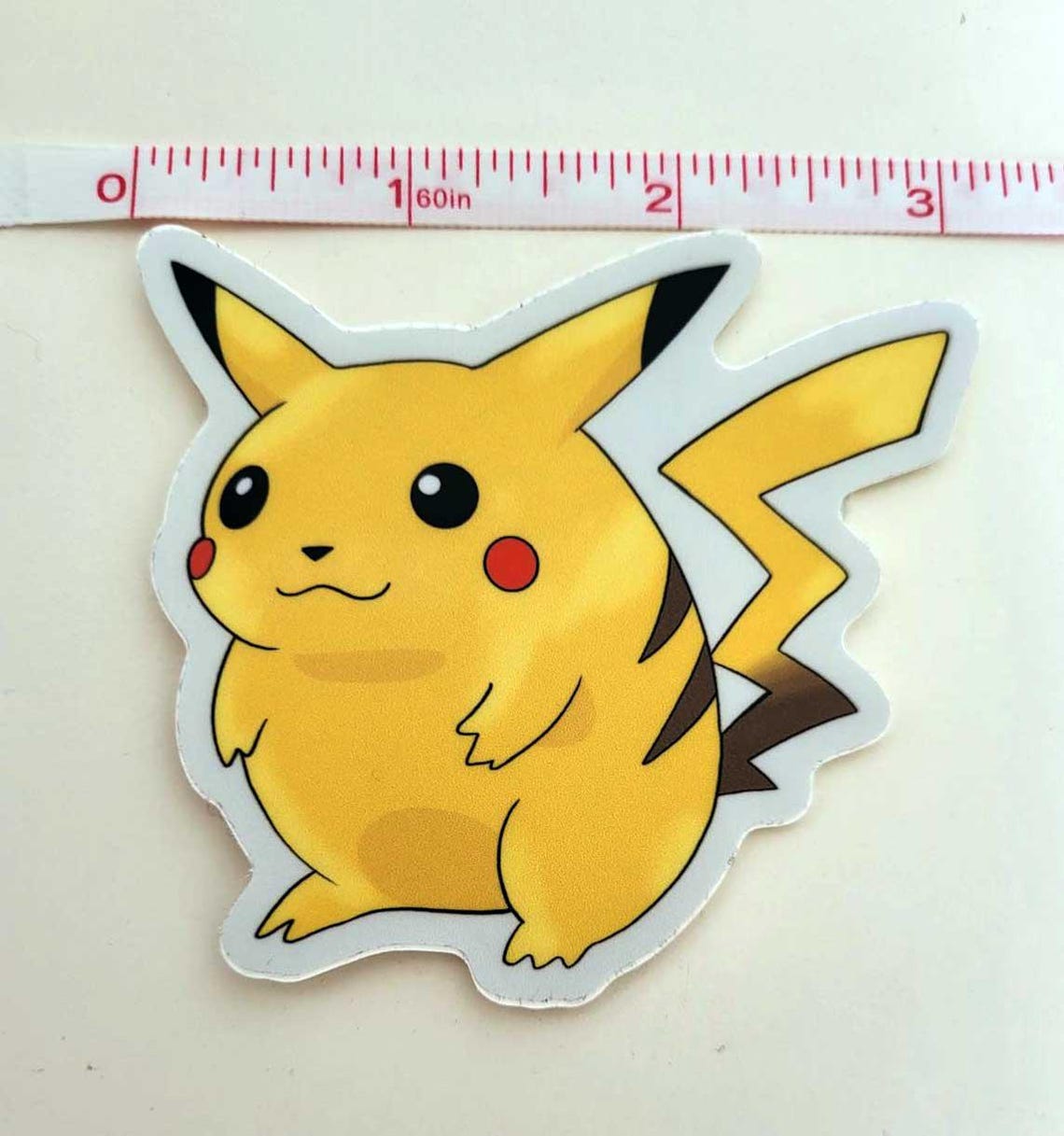 Original Chubby Pikachu 1999 Version Sticker. 1st Edition Pikachu. Base ...