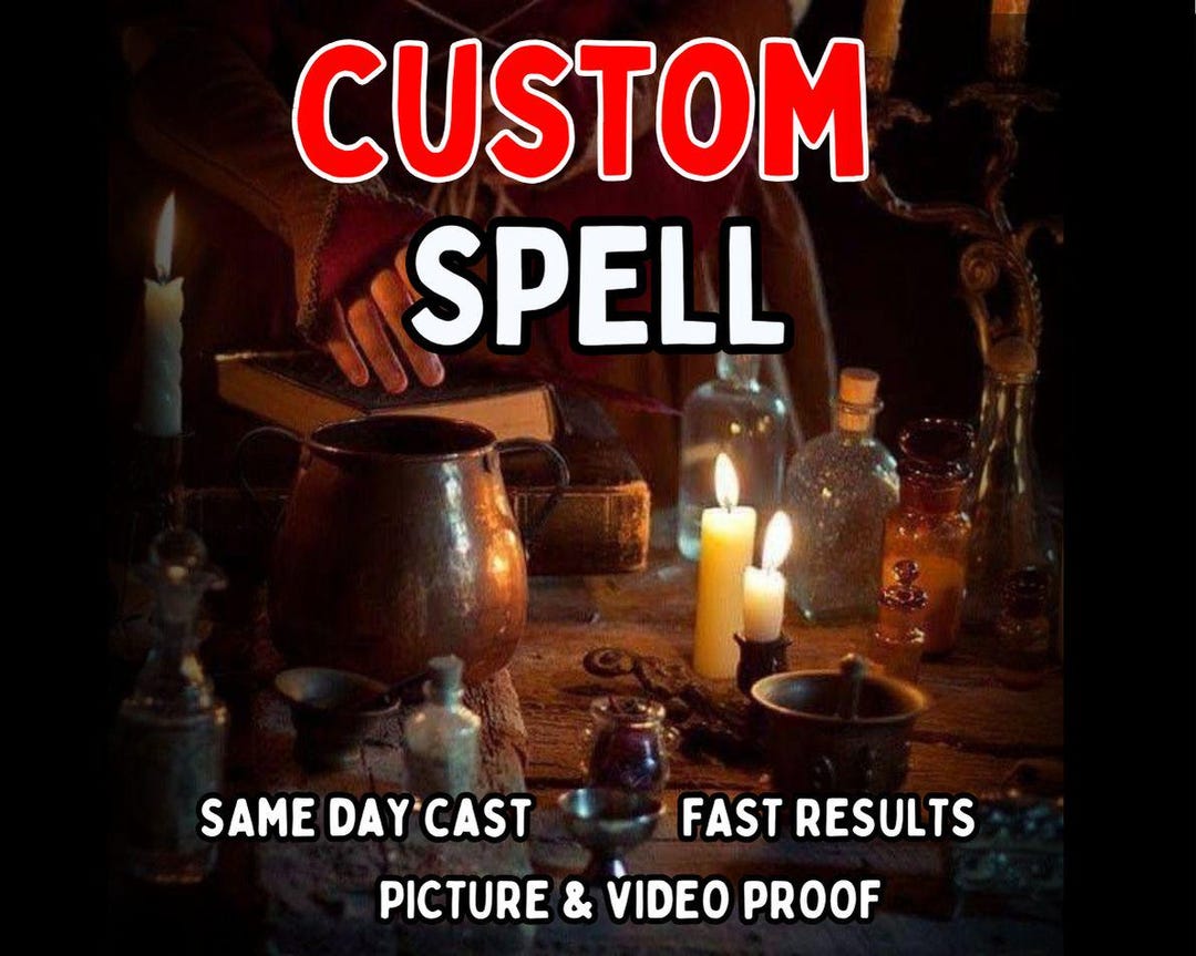 Powerful CUSTOM SPELL Powerful Wish Spell Casting to Make Personalised ...