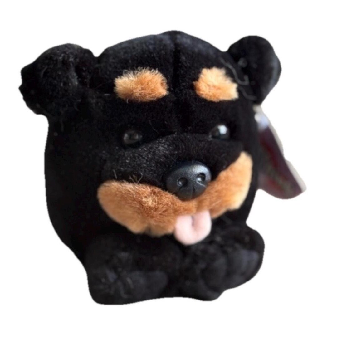 Swibco Puffkins Butch Black Dog Collectible Tag Errors 4-29-02 PVC ...