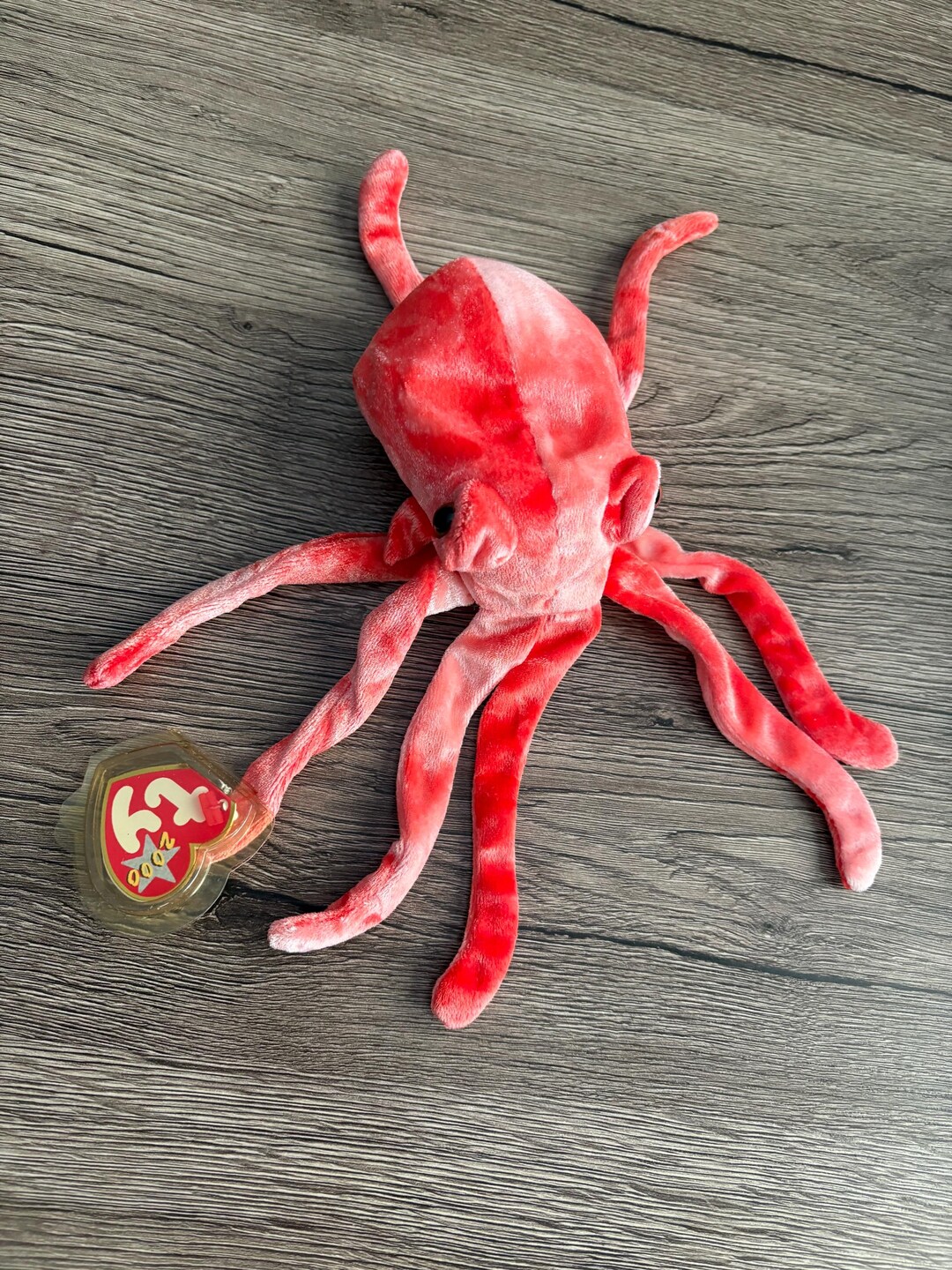 Ty Beanie Baby WIGGLY the Octopus / Squid (8.5 Inch) NEW Mwmts Plush ...