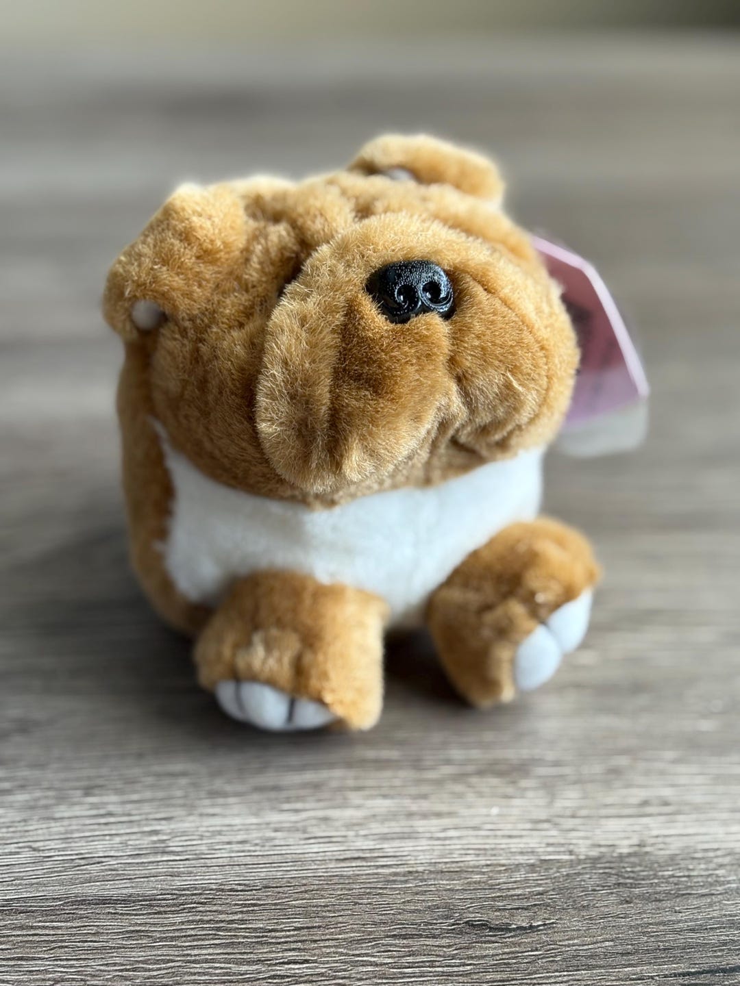 NWT Puffkins "bosley" the Bulldog Stuffed Animal 3/9/98 Rare Swibco Tag ...