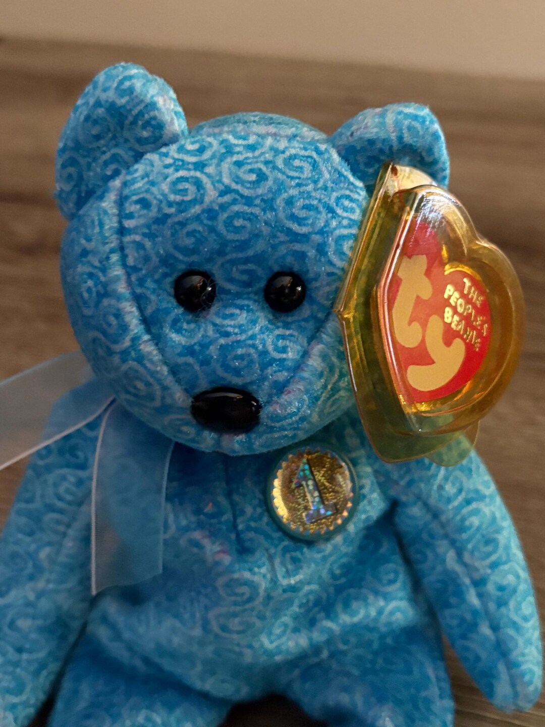 2001 Ty Beanie Baby Classy the #1 Bear With a Stamp on the Tag 48R2UW2S ...