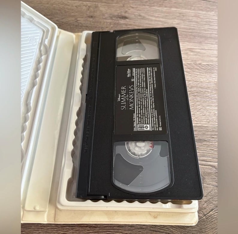 Disney's Summer of the Monkeys VHS - Blue and White Cover - Etsy