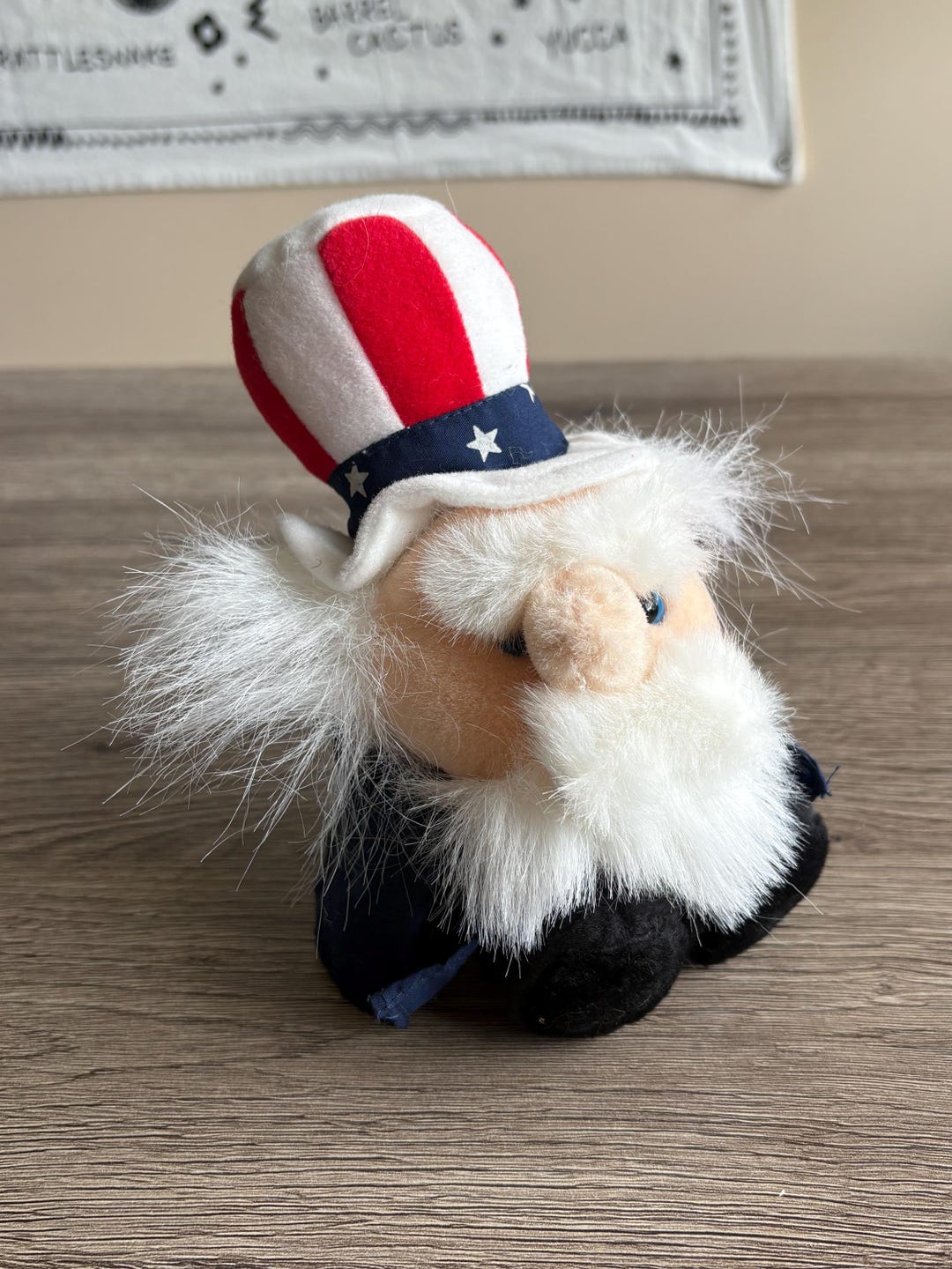 Plush Bean Bag/beanie Puffkins UNCLE SAM 4th of July-patriotic #6785 ...