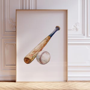 Custom Baseball Poster, Personalized Baseball Jersey, Baseball Print ...